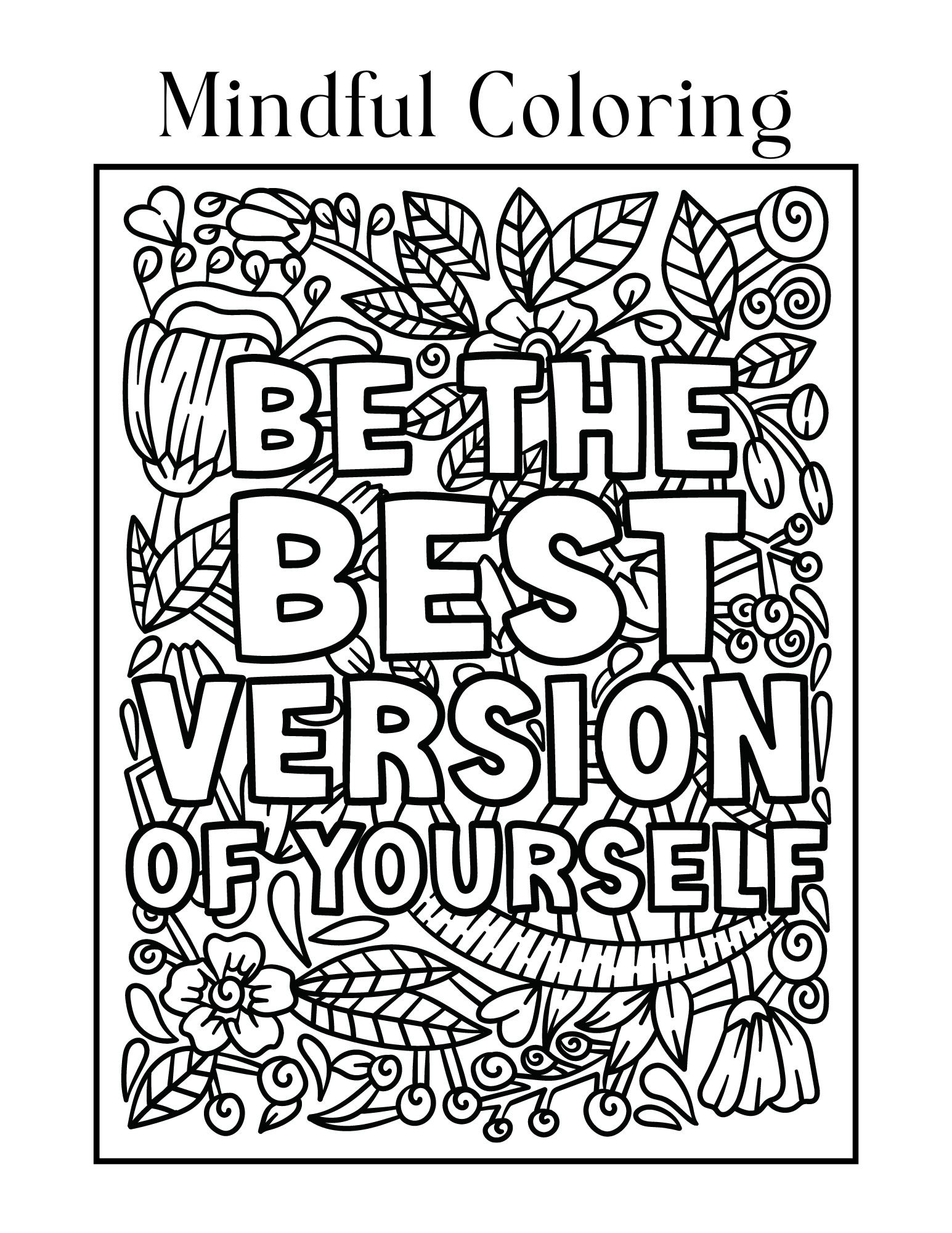 Mindful Coloring - Etsy