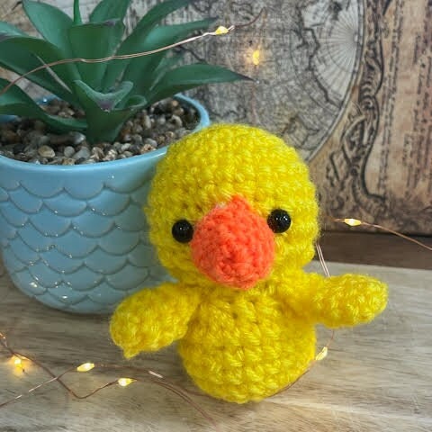 Mini Yellow Duck Crochet Amigurumi - Etsy