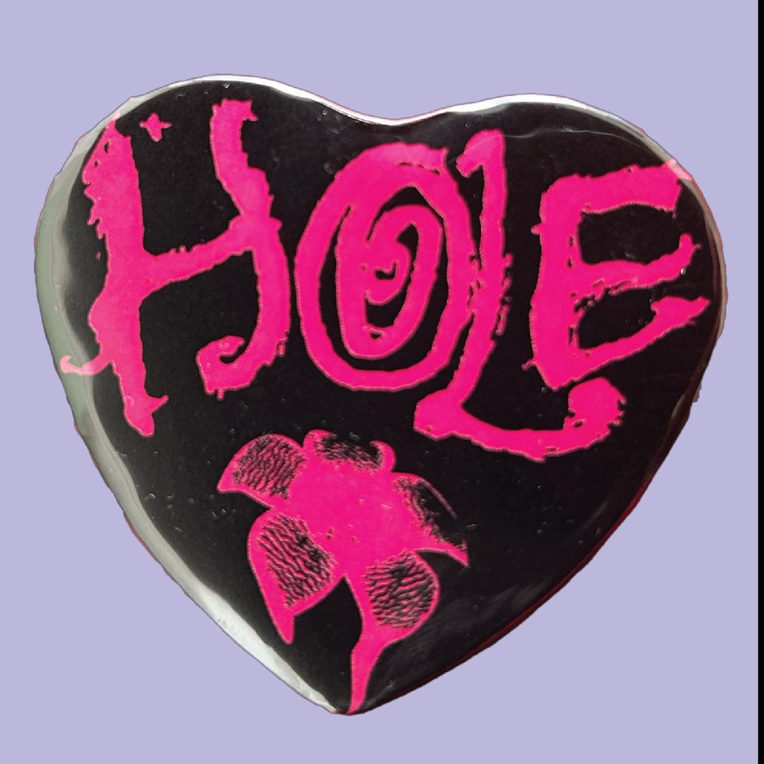 Hole Heart Shaped Pinback Button - Etsy