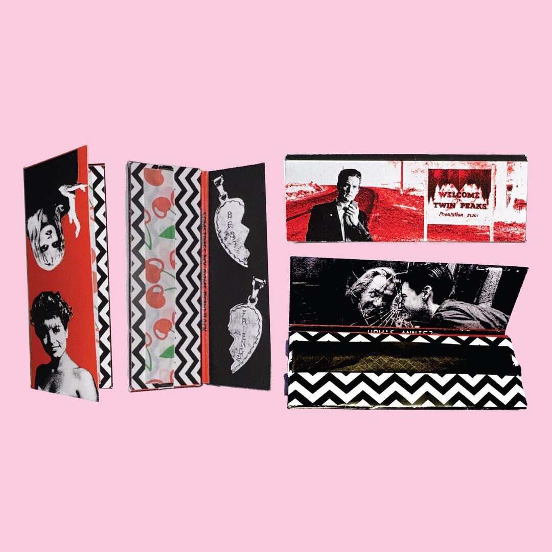 Twin Peaks Rolling Paper Combo Set David Lynch Dale Cooper Laura Palmer ...