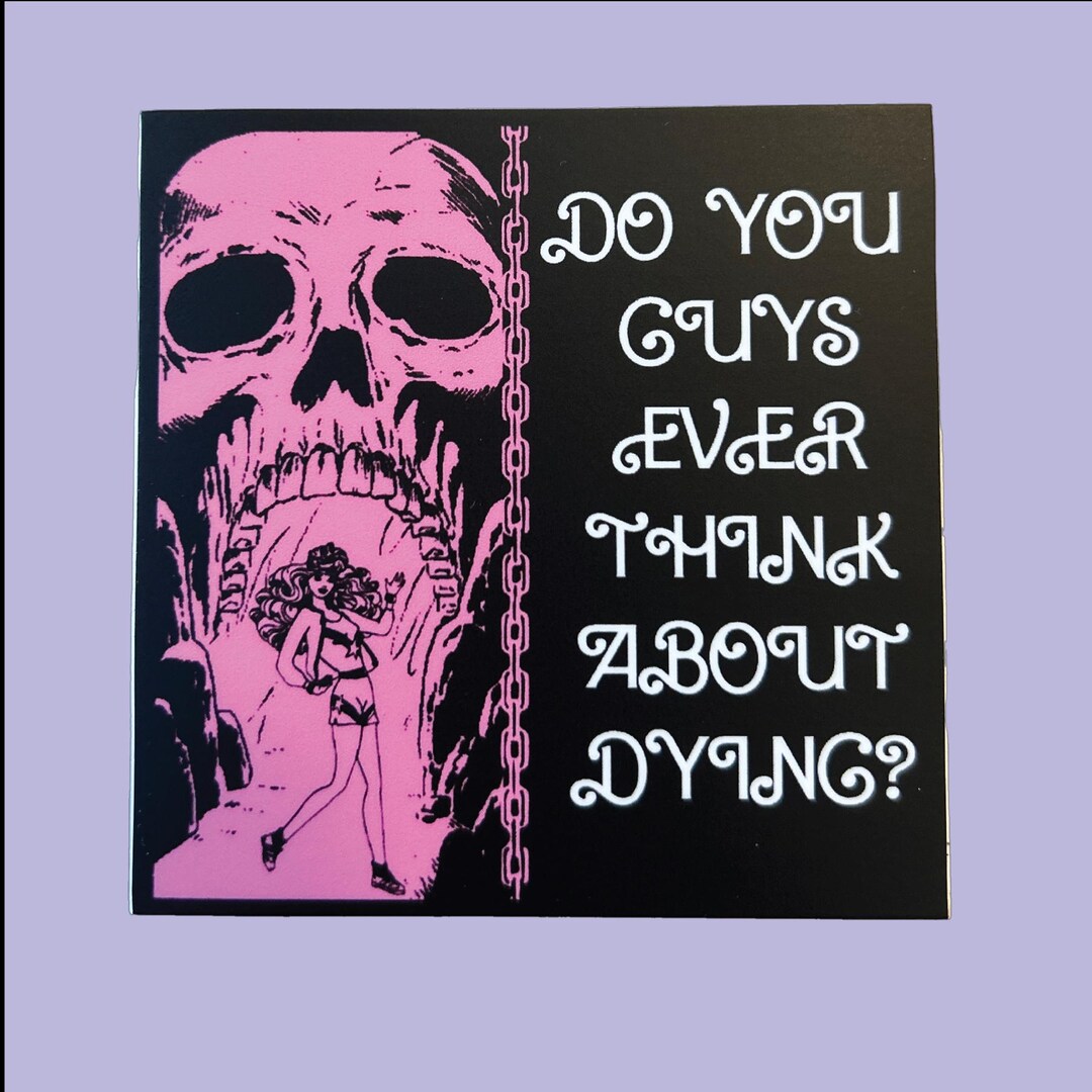 Barbie "dying" Sticker - Etsy