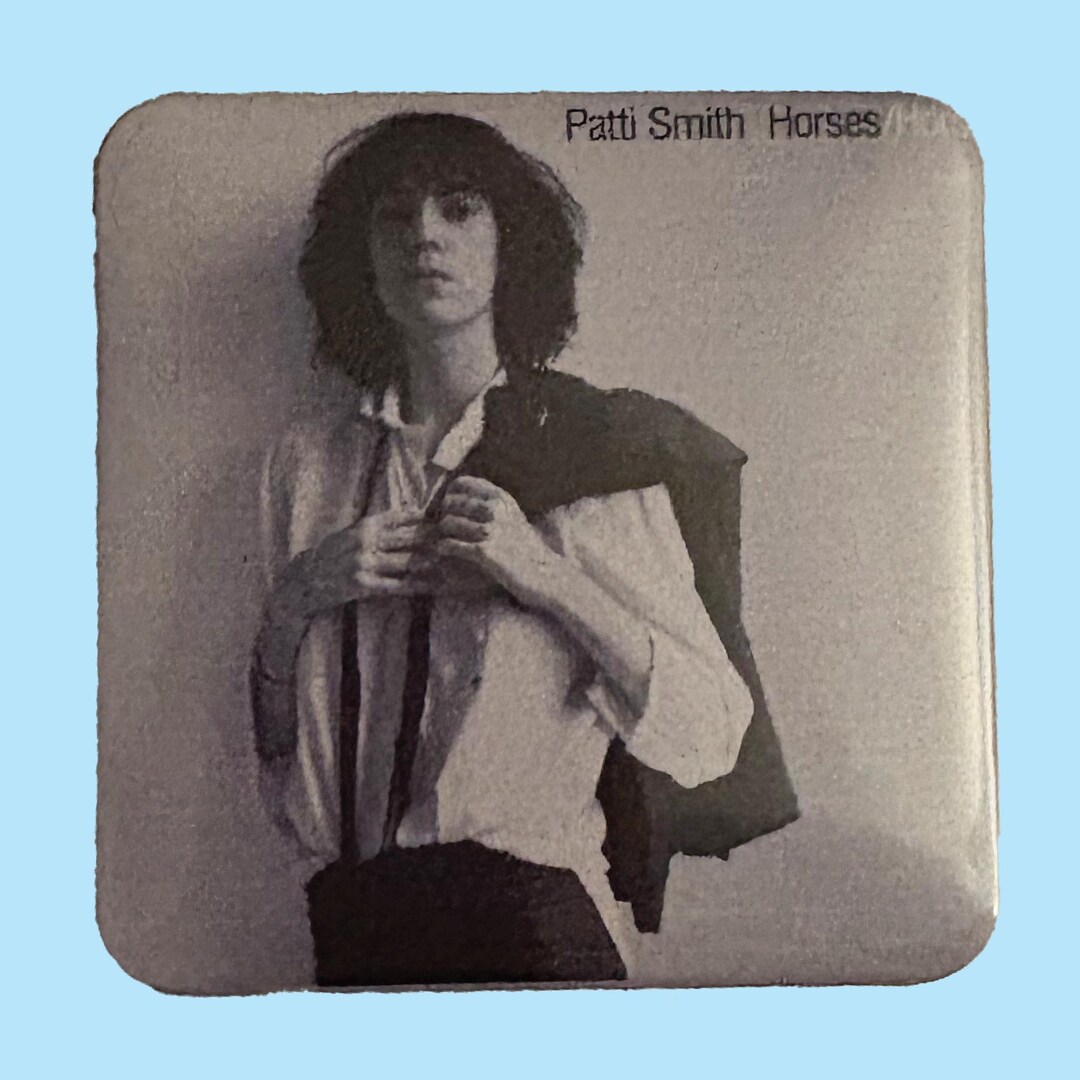 Patti Smith Horses Album Pinback Button - Etsy