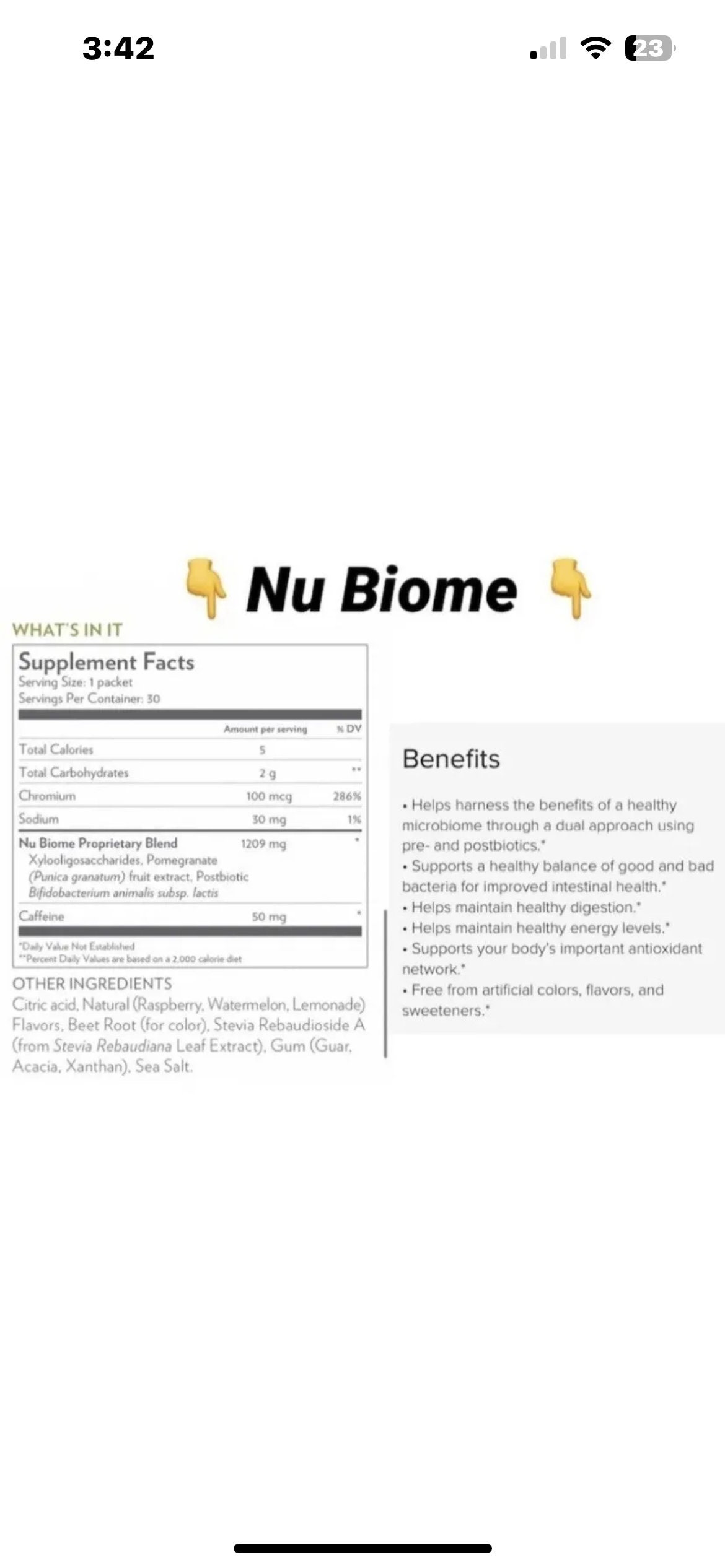 Nu Skin Pharmanex Nu Biome, Overall Gut Health, New Micro Biome Support ...