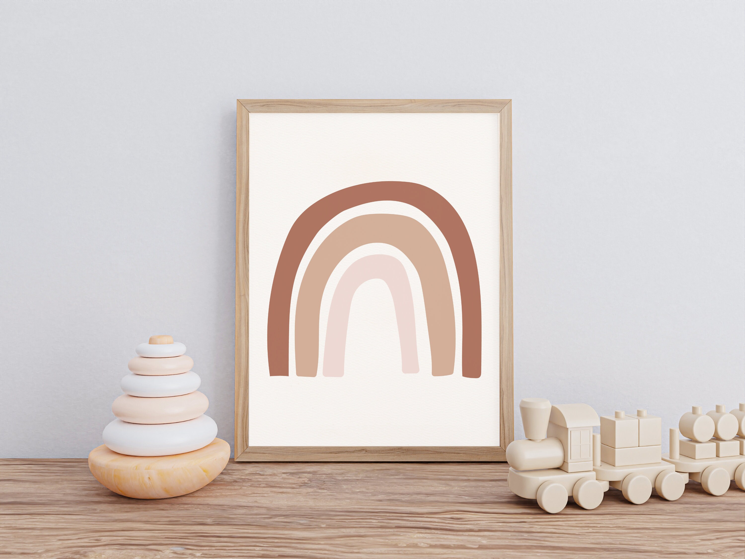 Boho Rainbow, Boho Nursery, Rainbow Nursery, Minimalist Nursery, Gender ...