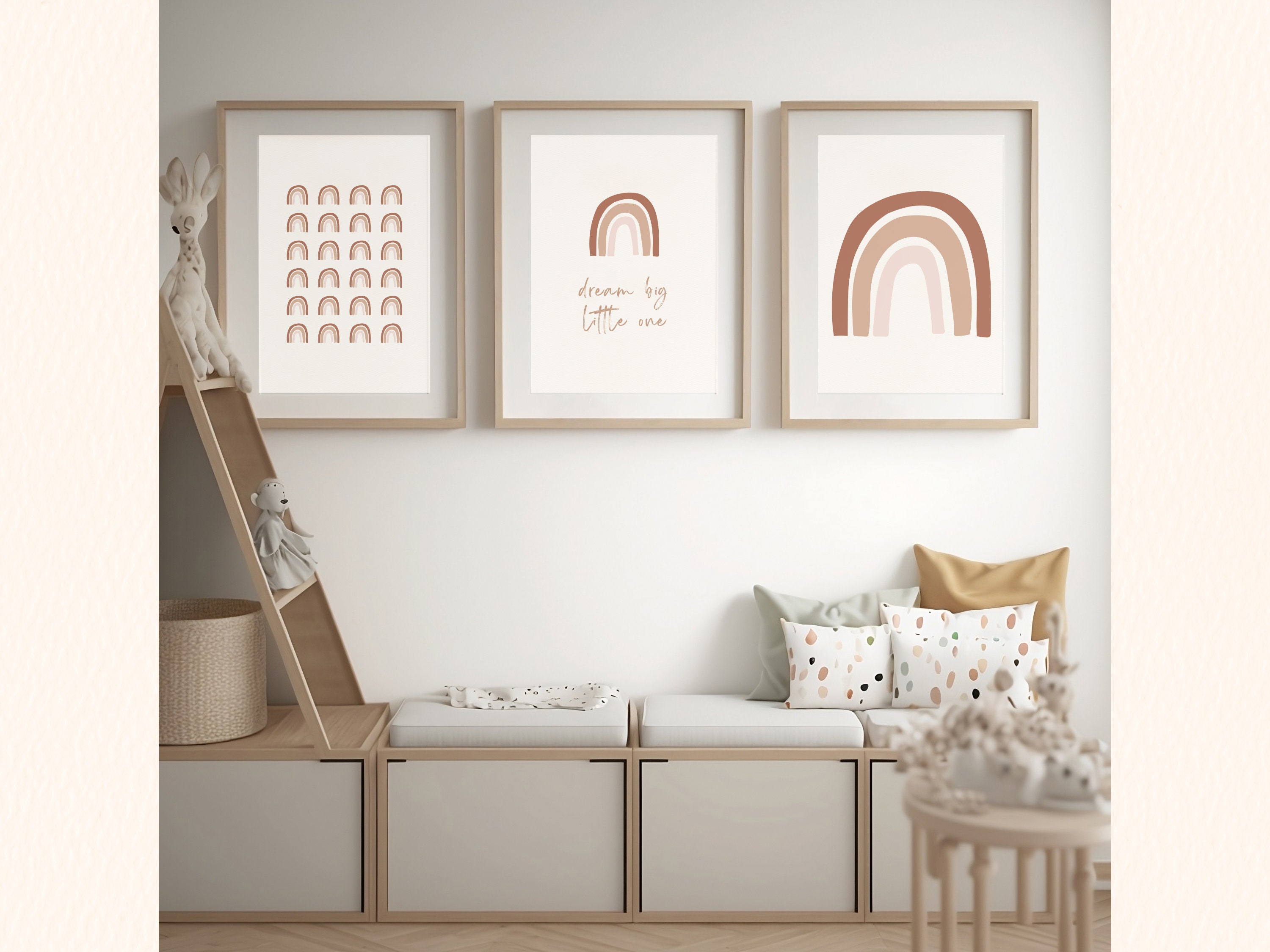 Boho Rainbow, Boho Nursery, Rainbow Nursery, Minimalist Nursery, Gender ...