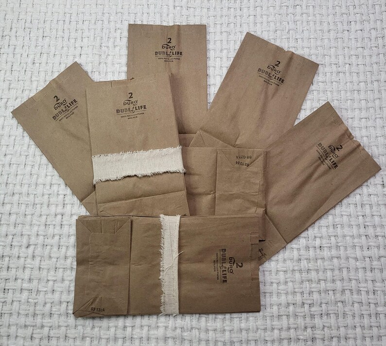 Natural Paper Bags 2lb 4.25x2.5x7 Treat Favor, Gift Parties, Junk ...