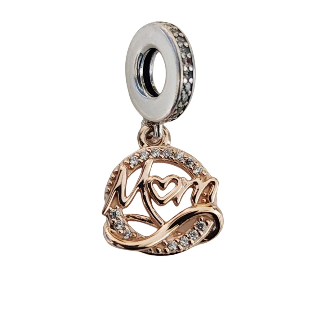 Authentic Handmade 789374C01 Pandora 14k Rose Gold Two-tone - Etsy