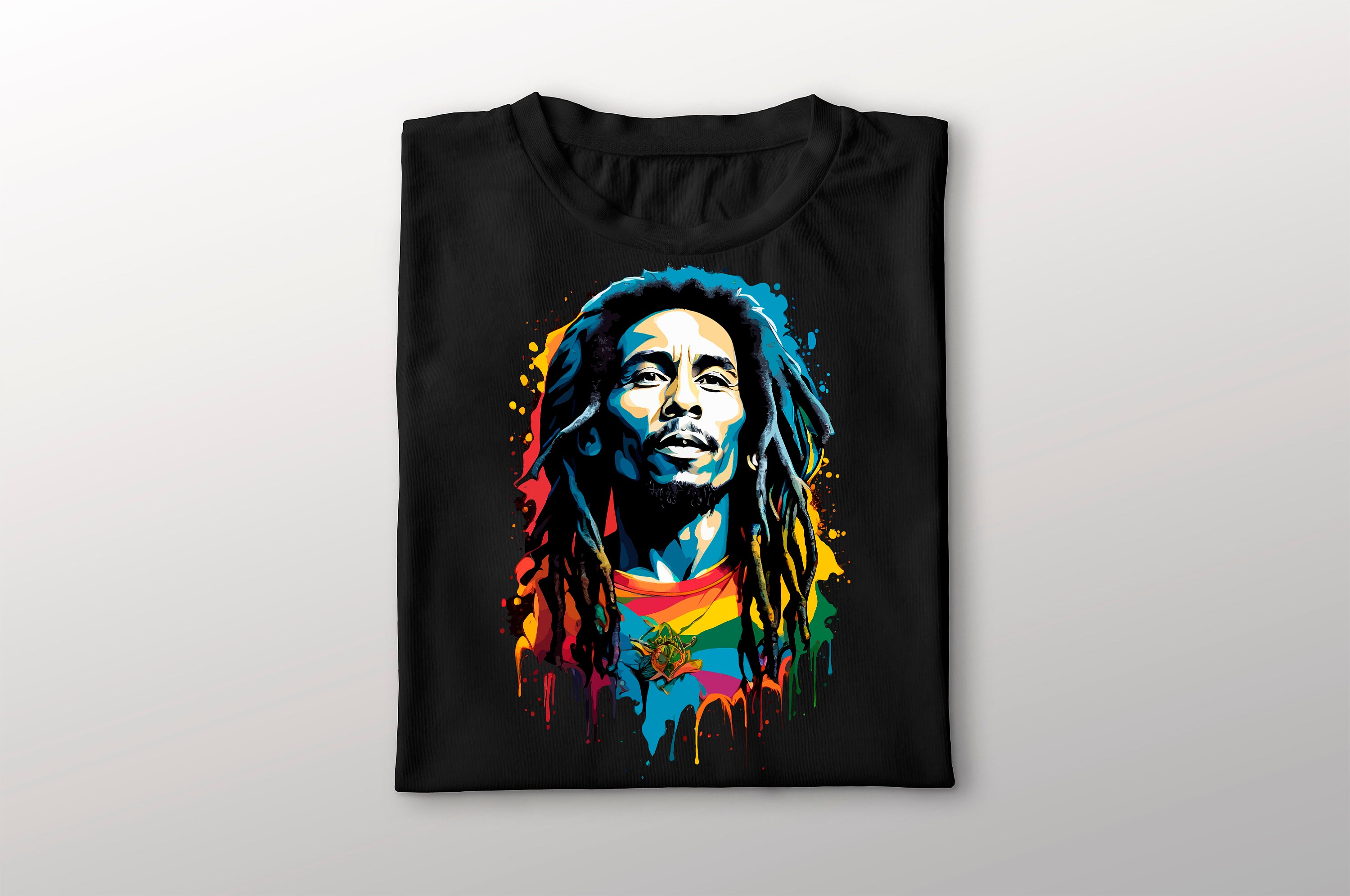 Bob Marley PNG Rasta Legend Shirt Poster Portrait Art Afro American ...