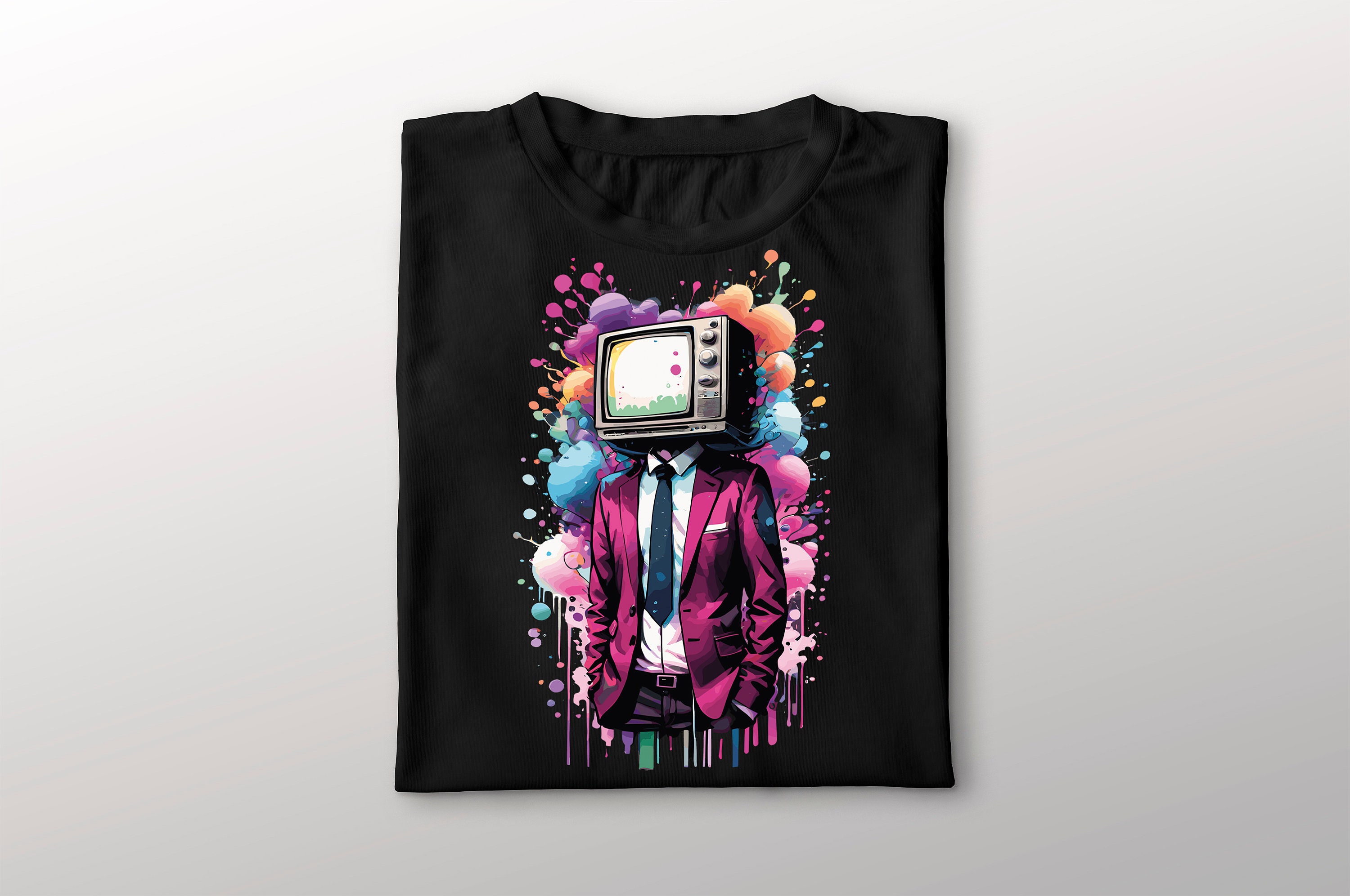 Tvman printable for Personal Products TV Head Man - Etsy