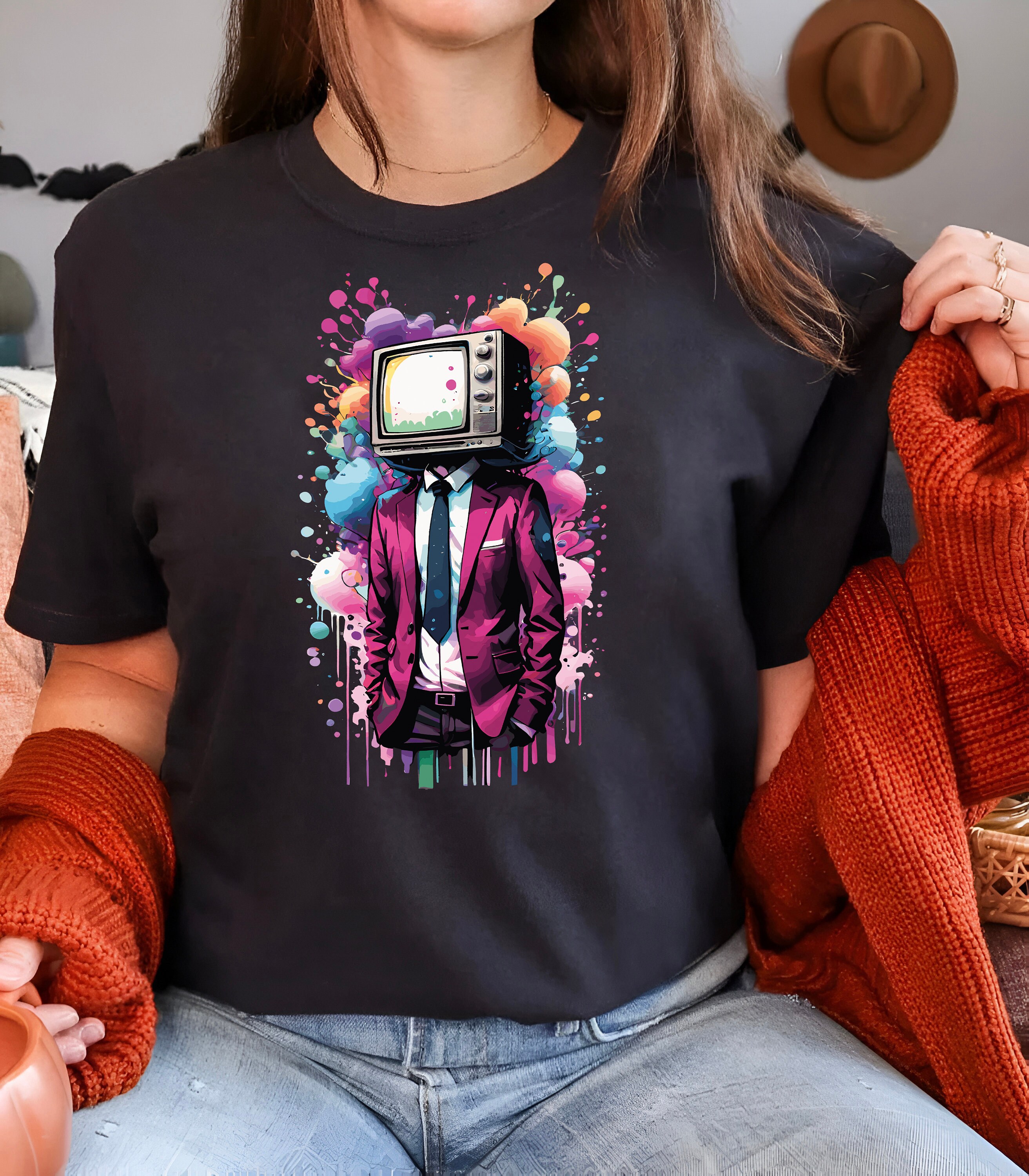 Tvman printable for Personal Products TV Head Man - Etsy