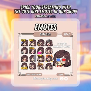 Cute Girl Pngtuber | Kawaii | Ready for Twitch | Streamlabs | Vtuber ...