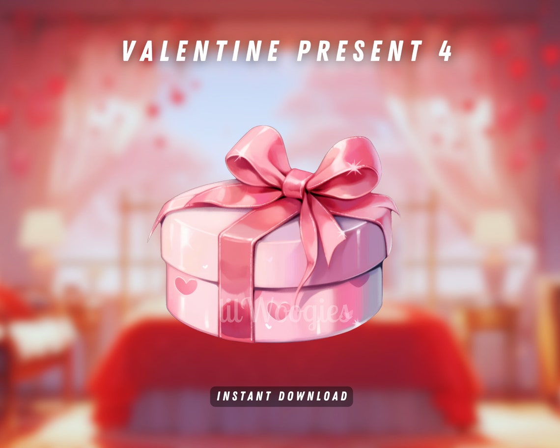 5x Valentine Presents Love-themed Gifts Vtuber Assets Anime Pngtuber ...