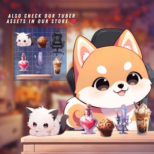 Chibi Shiba Inu Dog Pngtuber | Kawaii | Ready for Twitch | Vtuber ...