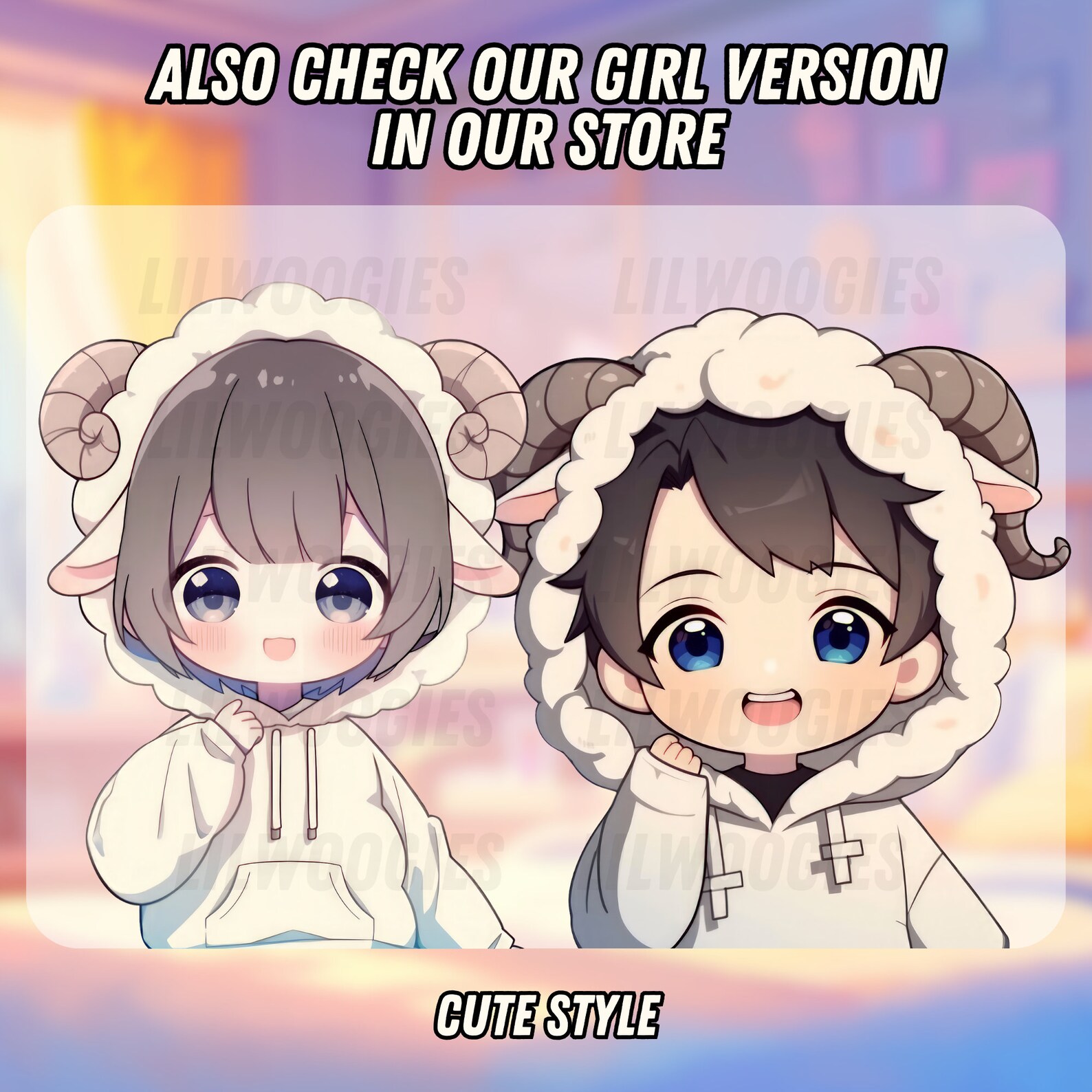 Cute Sheep Boy Pngtuber | Kawaii | Ready for Twitch | Vtuber Avatar ...