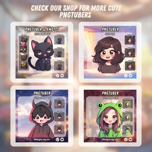 Cute Girl Pngtuber | Kawaii | Ready for Twitch | Streamlabs | Vtuber ...