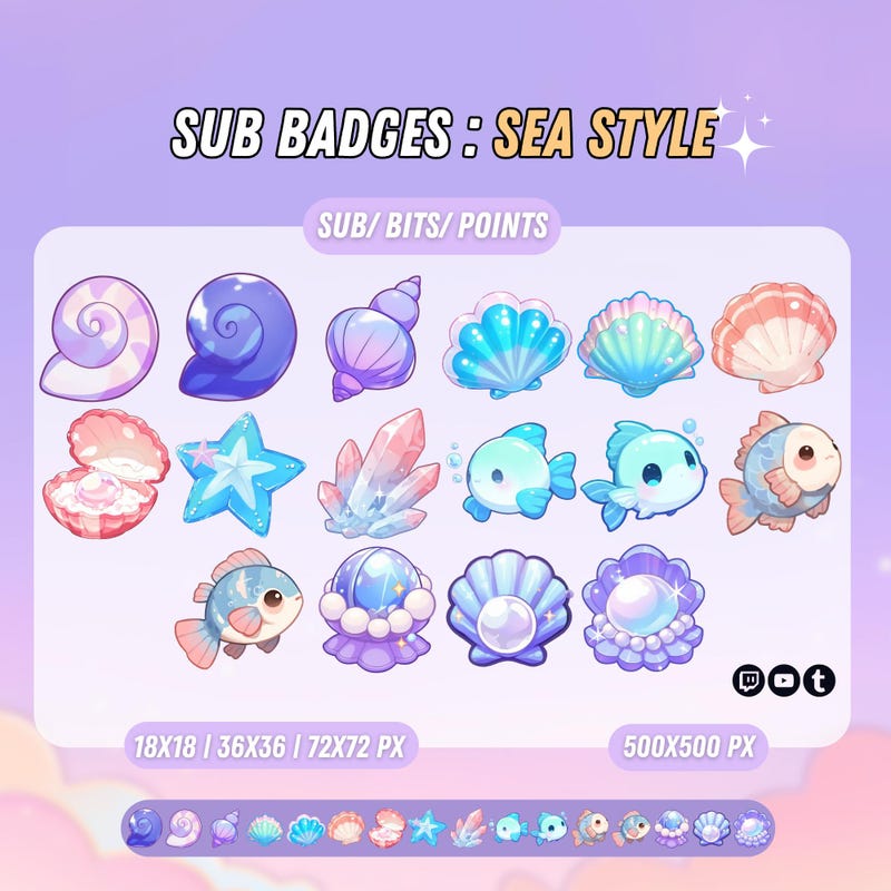 Sub Badges - Etsy
