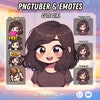 Cute Shark Boy Pngtuber | Kawaii Chibi | Ready for Twitch | Vtuber ...