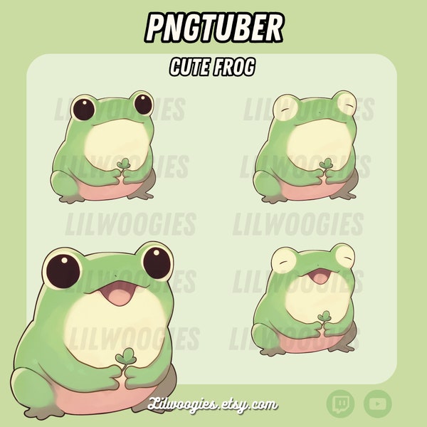 Pngtuber Animal Frog - Etsy