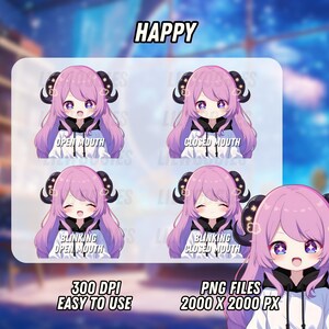 Cute Zodiac Aries Girl Pngtuber | Kawaii | Ready for Twitch ...