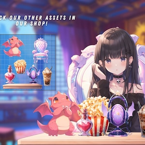 5x VTUBER Baby Dragons | Fantasy | Kawaii Pets | Cute | Anime | Kawaii ...