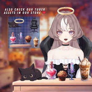 Cute Angel Girl Pngtuber | Kawaii | Ready for Twitch | Streamlabs ...