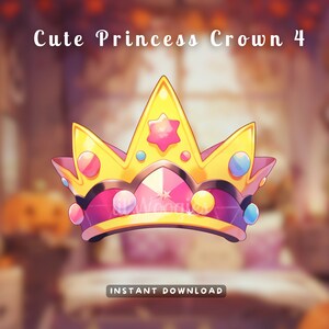 5x Vtuber Princess Crowns | Cute | Kawaii | Royalty | Cozy | Queens ...
