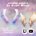 5x Cosmic Star Wings Pngtuber Transparent Cute Vtuber Assets Galaxy ...