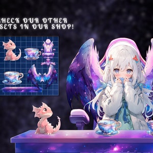 5x Cosmic Star Wings | Pngtuber | Transparent | Cute | Vtuber Assets ...