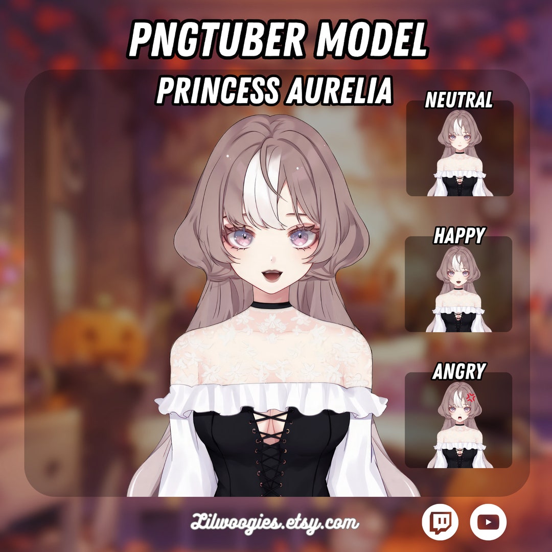 Cute Angel Girl Pngtuber | Kawaii | Ready for Twitch | Streamlabs ...
