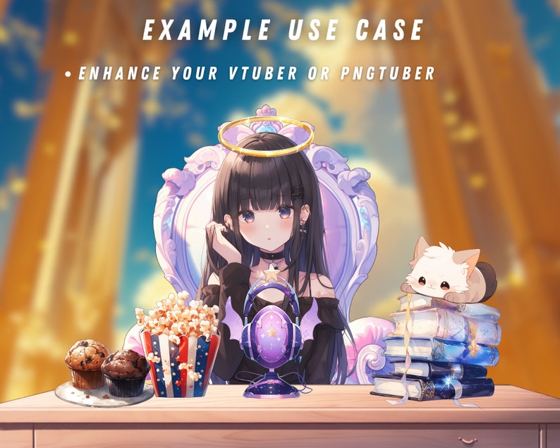 5x Vtuber Angelic Halo Ring Assets | Kawaii | Cute Angel | Transparent ...