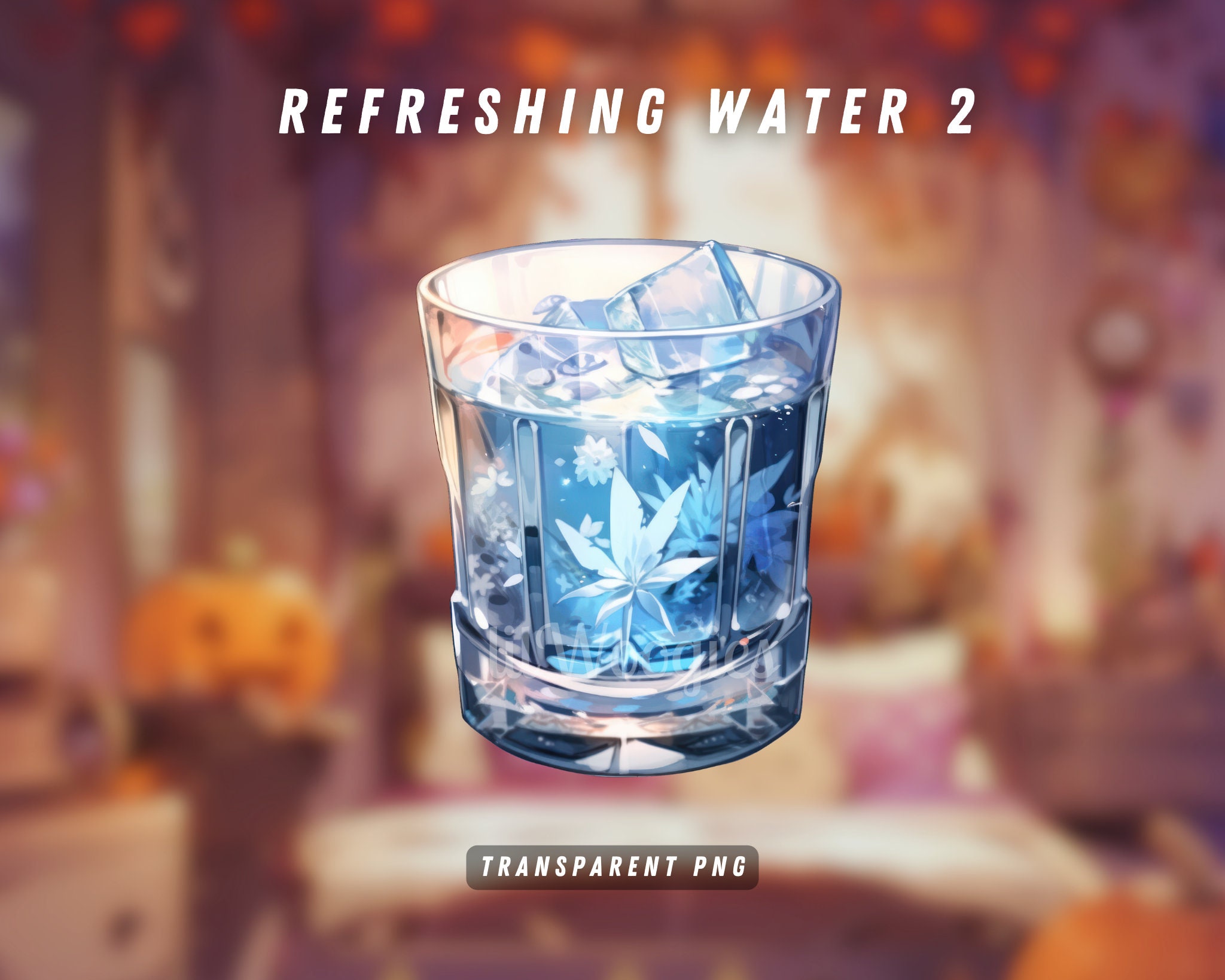 5x Vtuber Glass of Water | Refreshing Water Props | Vtuber Assets ...