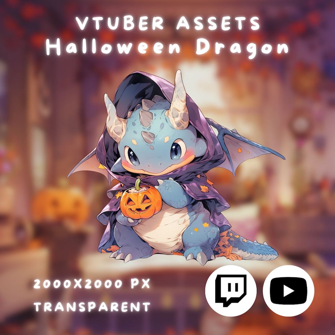 VTUBER Halloween Baby Dragon | Best Friends | Pets | Cute | Pink ...