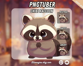 Cute Frog Pngtuber Kawaii Ready for Twitch Streamlabs Vtuber Avatar Streaming Vtuber Assets OBS ...