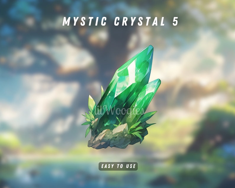 5x Mystical Crystals | Vtuber Assets | Transparent | Cute Crystals ...