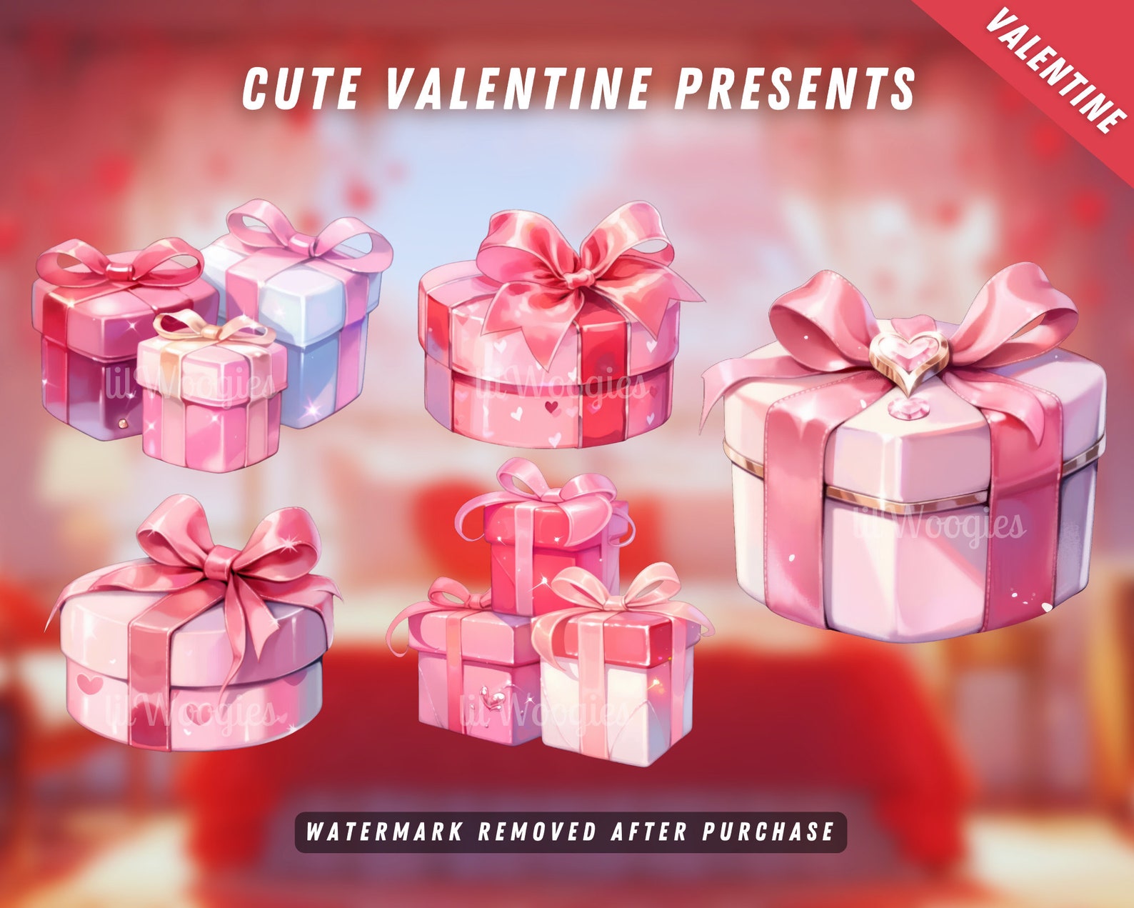 5x Valentine Presents | Love-themed Gifts | Vtuber Assets | Anime ...