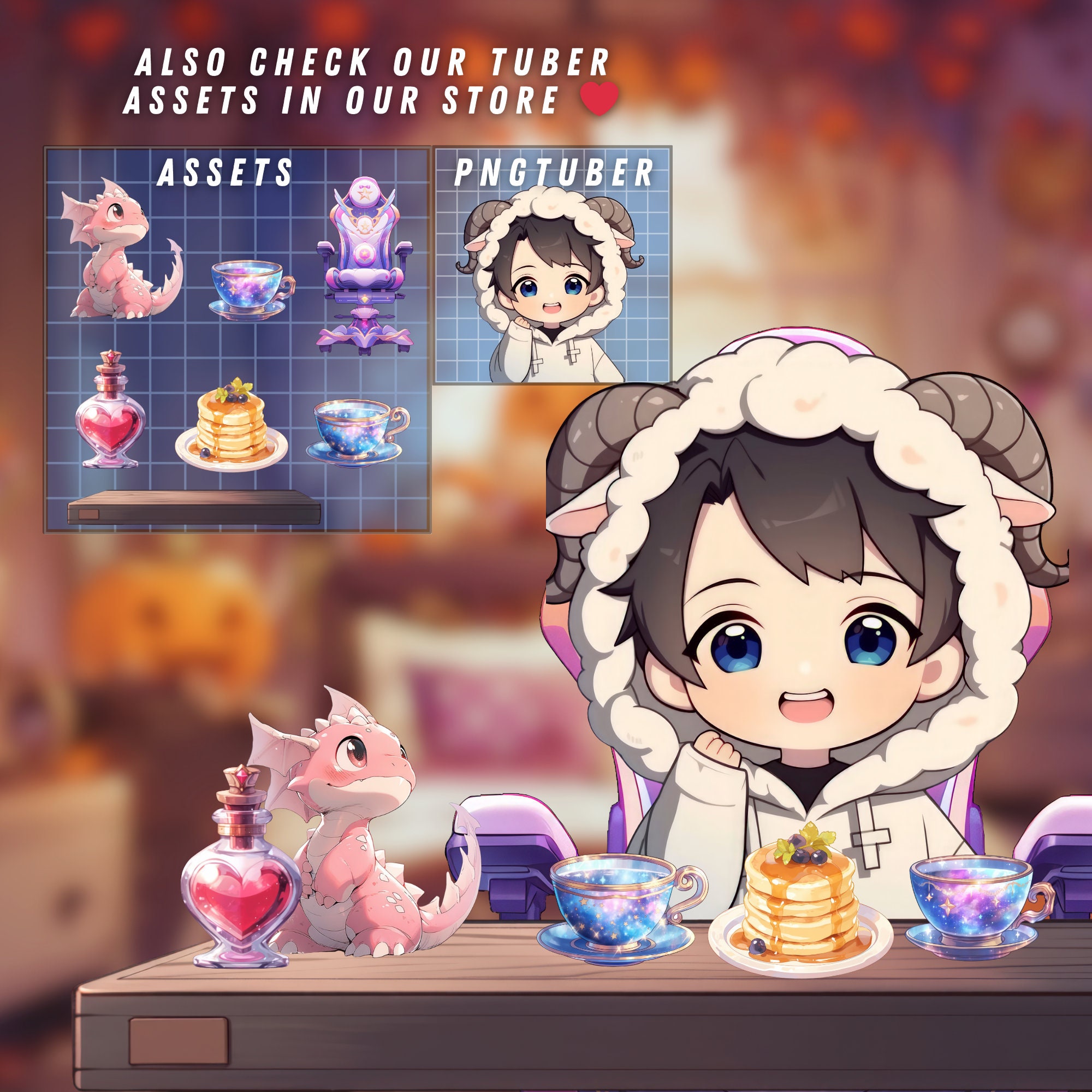 Bundle of Throwable Cute Mochis Assets 24x | Transparent | Kawaii | 2D ...