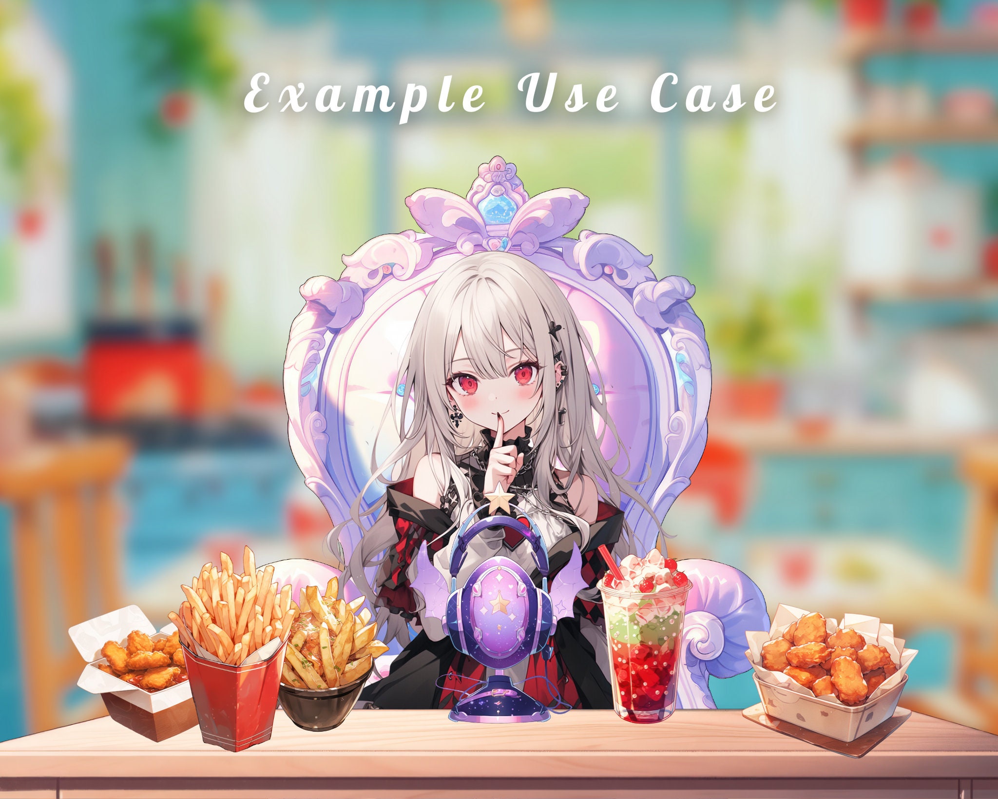 5x Tasty Chicken Nuggets Pngtuber Transparent Props Vtuber Assests ...