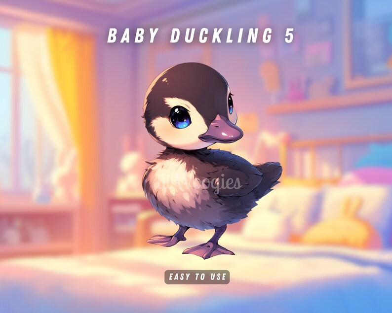 5x VTUBER Baby Ducklings Fantasy Kawaii Pets Cute Duck 2D Best Friends ...