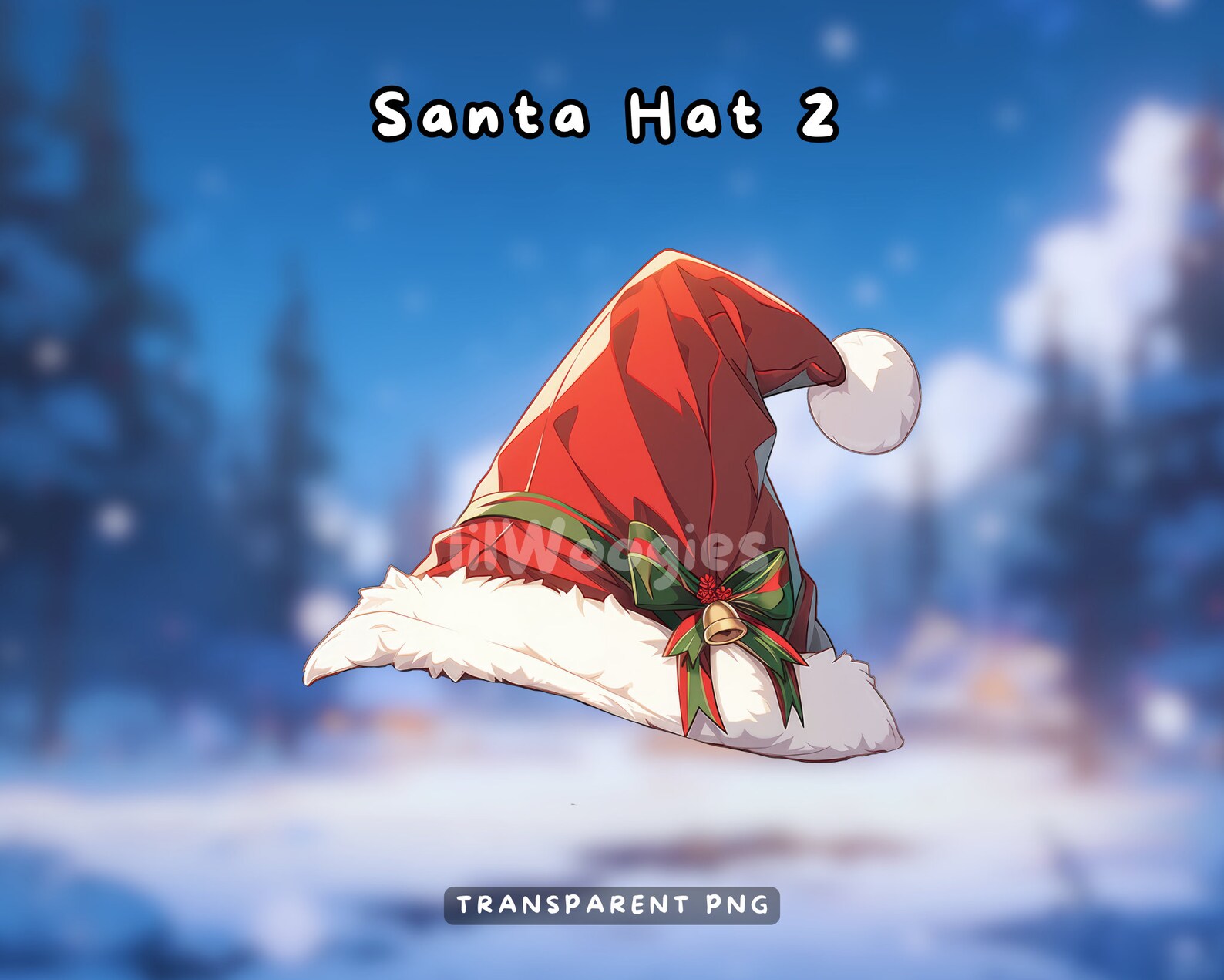 3x Vtuber Santa Hats | Cute | Kawaii | Christmas | Winter | Snow | Cozy ...