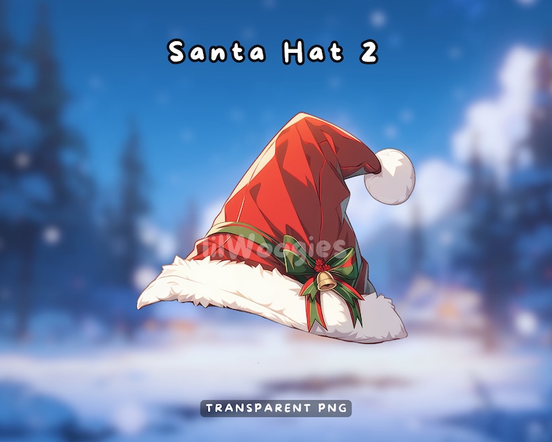 3x Vtuber Santa Hats | Cute | Kawaii | Christmas | Winter | Snow | Cozy ...
