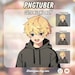 Emo Boy Elf Pngtuber | Kawaii | Gothic | Ready for Twitch | Vtuber ...