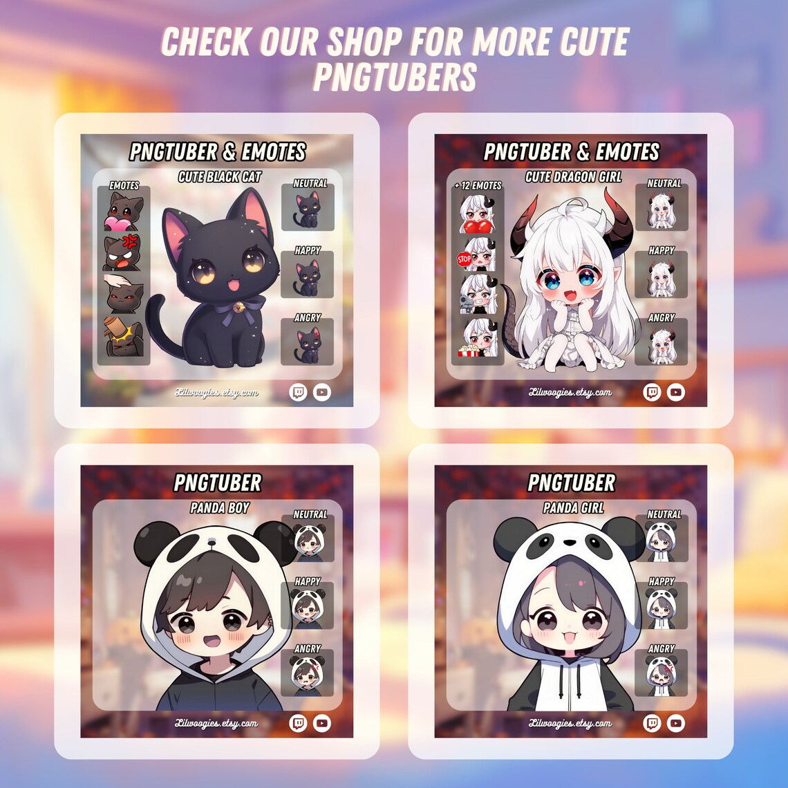 Cute Sheep Boy Pngtuber | Kawaii | Ready for Twitch | Vtuber Avatar ...