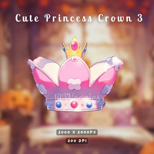 5x Vtuber Princess Crowns | Cute | Kawaii | Royalty | Cozy | Queens ...