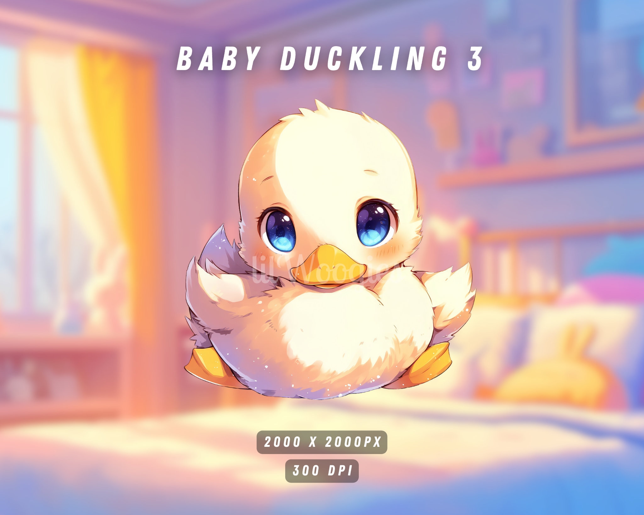 5x VTUBER Baby Ducklings Fantasy Kawaii Pets Cute Duck 2D Best Friends ...