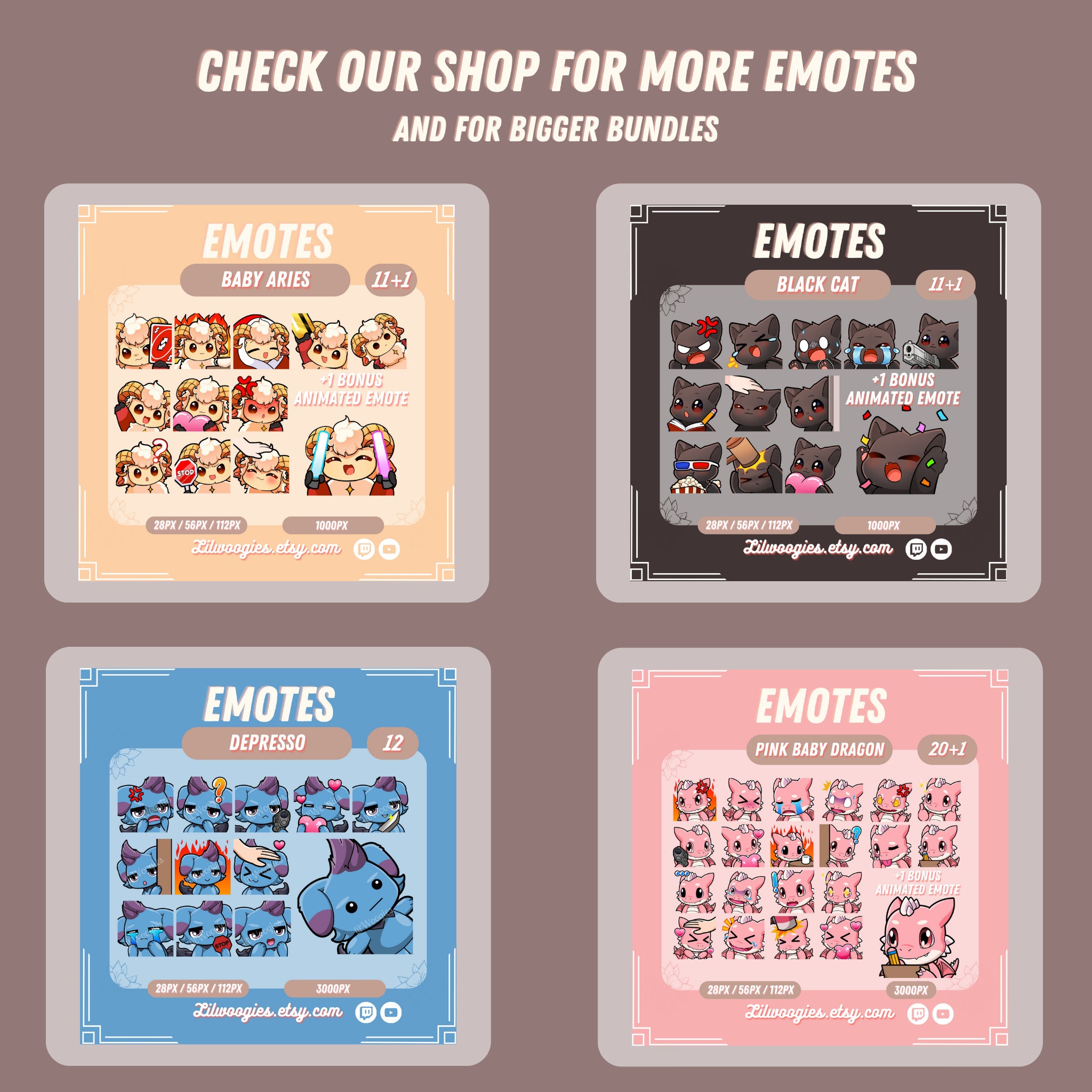 6x Palworld Depresso Twitch Emotes, Twitch Sub Emotes, Chibi Emotes ...