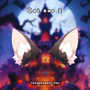 4x Vtuber Cat Ears | Cosplay | Transparent | Cute | Halloween | Kawaii ...