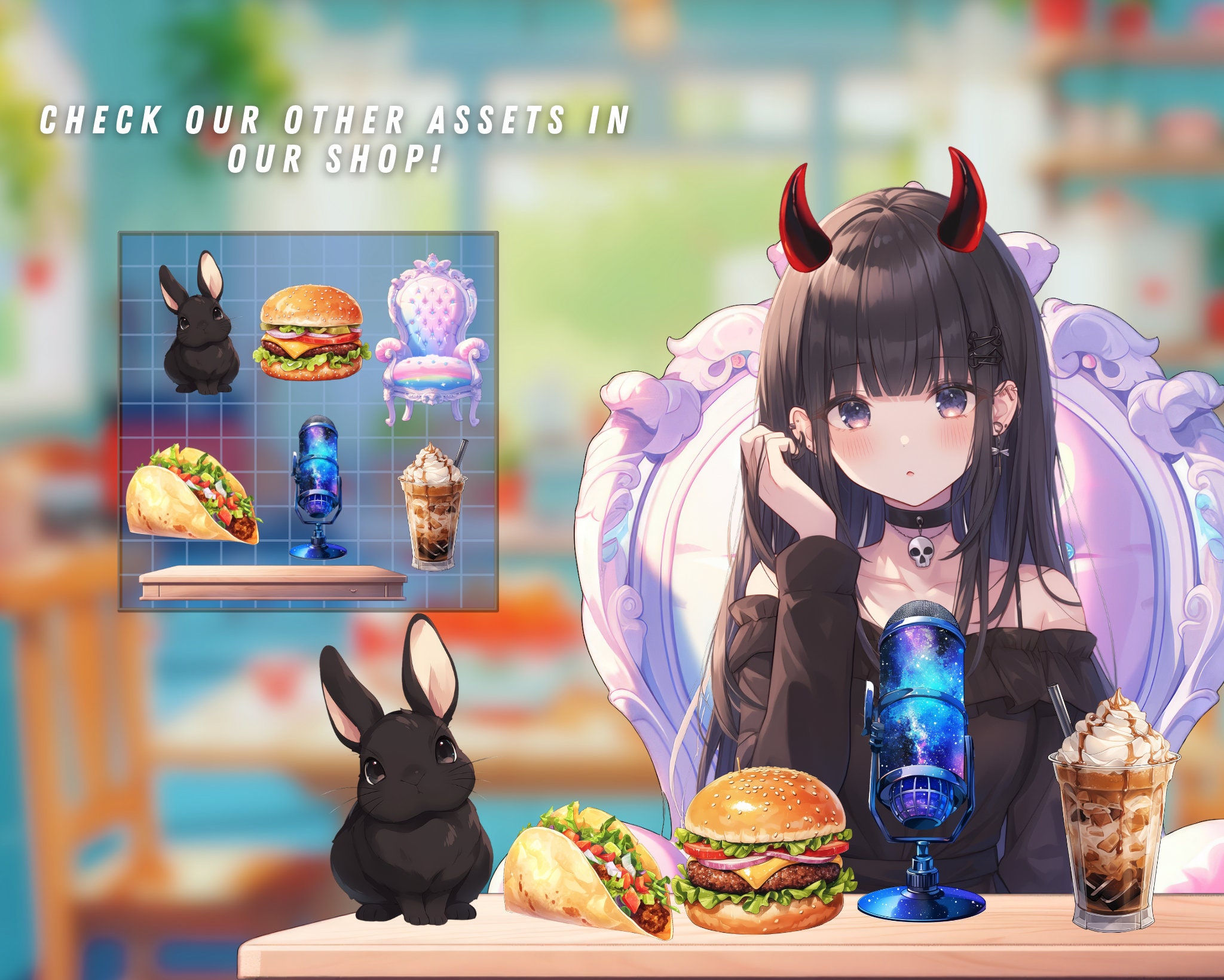 Vtuber Delicious Taco 5x | Pngtuber | Transparent Props | Cute Fastfood ...