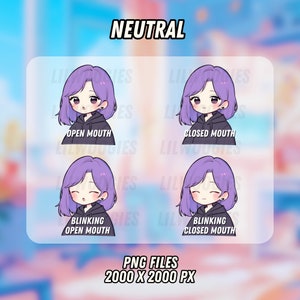 Cute Red Hair Girl Pngtuber | Kawaii | Ready for Twitch | Streamlabs ...