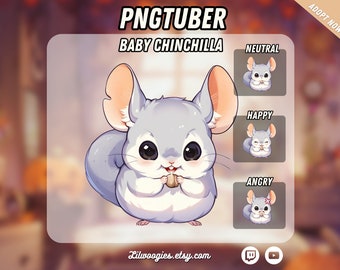 Cute Tattoo Girl Selene Pngtuber Kawaii Ready for Twitch Vtuber Avatar ...