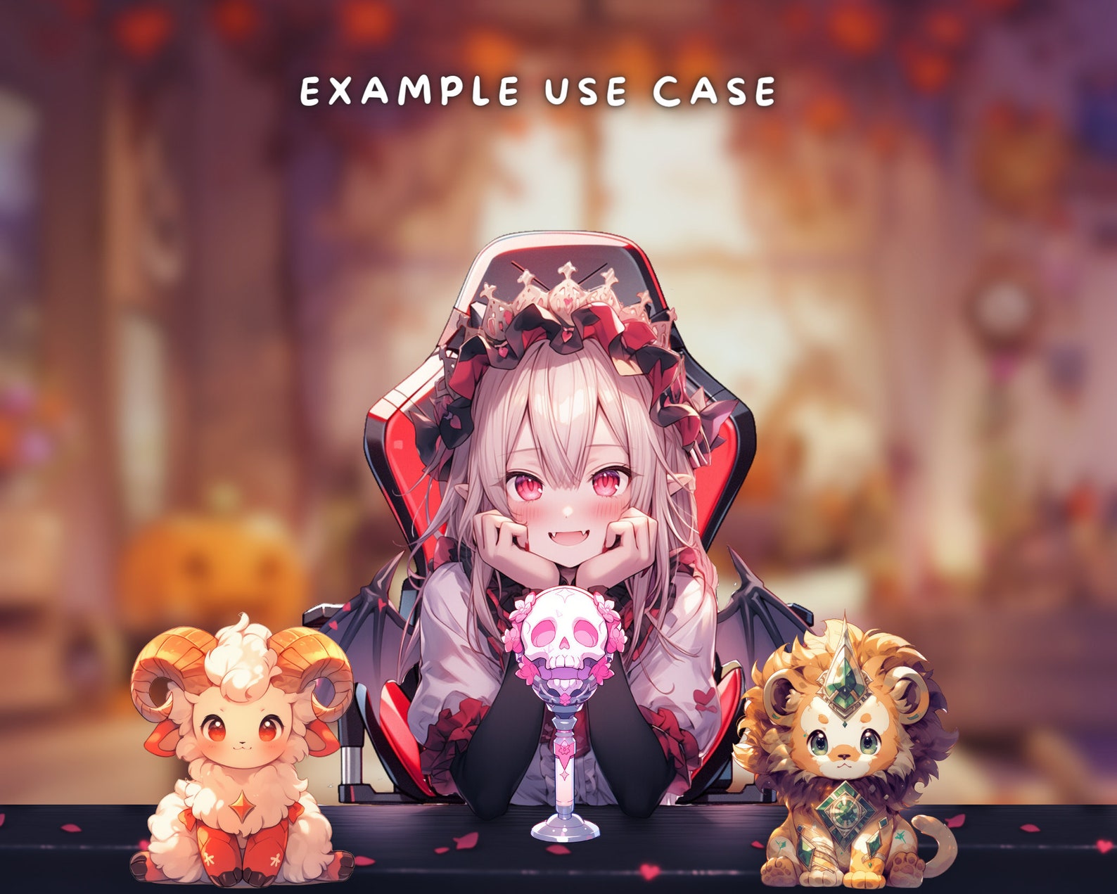 VTUBER Baby Aries Best Friends Pets Cute Pink Anime - Etsy